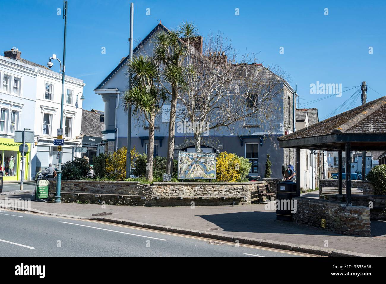 General street scene image looking along what is known as the Platt ...