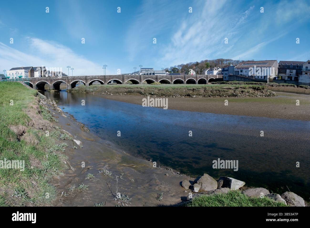General scenic looking along the River Camel to what is termed the Old ...