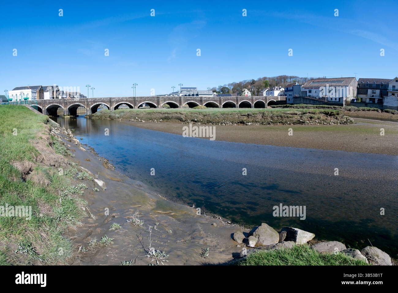 General scenic looking along the River Camel to what is termed the Old ...