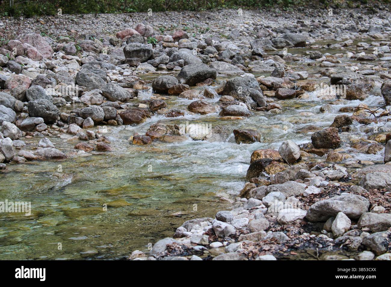 Scenic mountain river in slow hi-res stock photography and images - Alamy