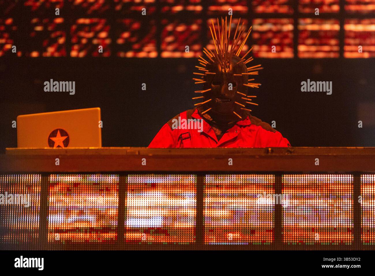 June 5, 2022, Moline, Illinois, U.S: CRAIG '133' JONES of Slipknot ...
