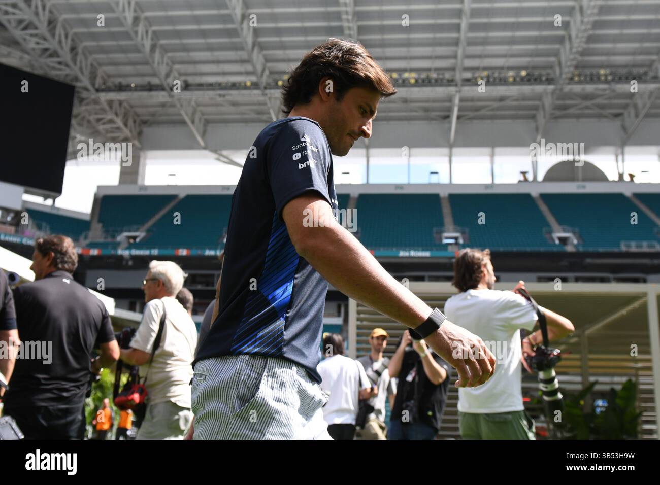 Miami, USA. 01st May, 2025. Carlos Sainz of Spain and driver of the (55 ...