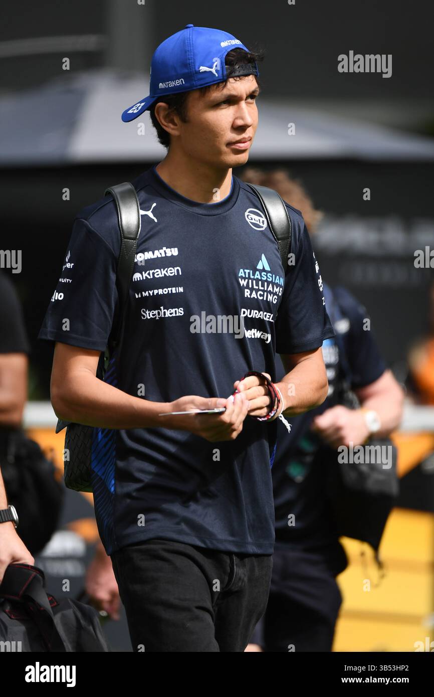 Miami, USA. 01st May, 2025. Alexander Albon of Thailand and driver of ...