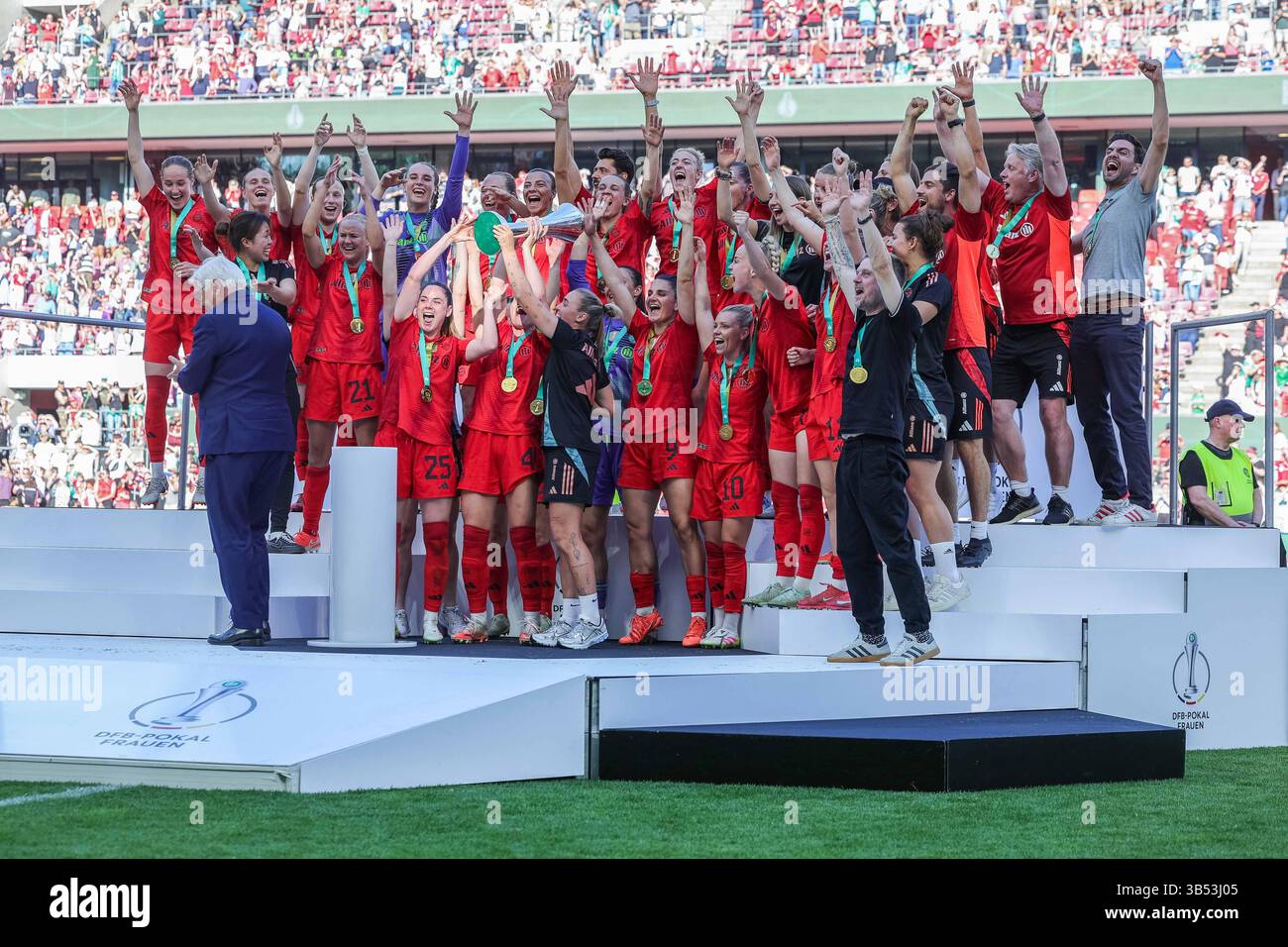 Germany. 01st May, 2025. Fussball DFB Pokal Frauen Finale FC Bayern ...