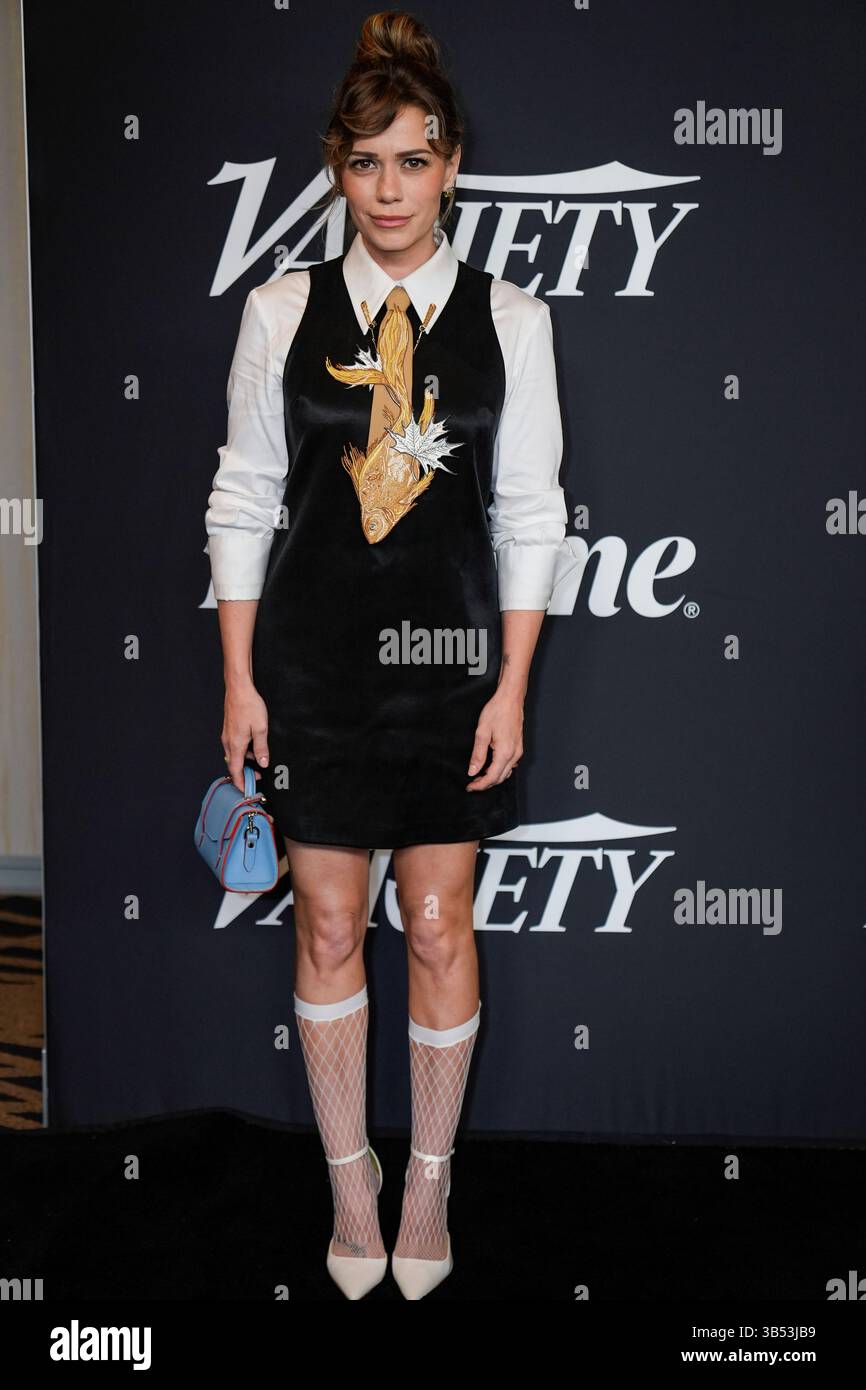 Bethany Joy Lenz arrives at Variety's Power of Women on Thursday, May 1 ...