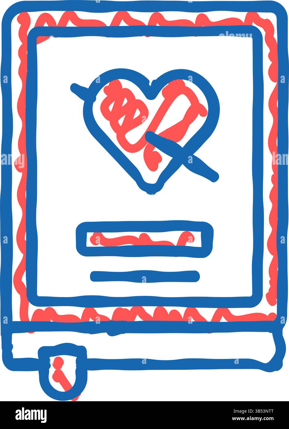 romance genre icon doodle illustration Stock Vector Image & Art - Alamy