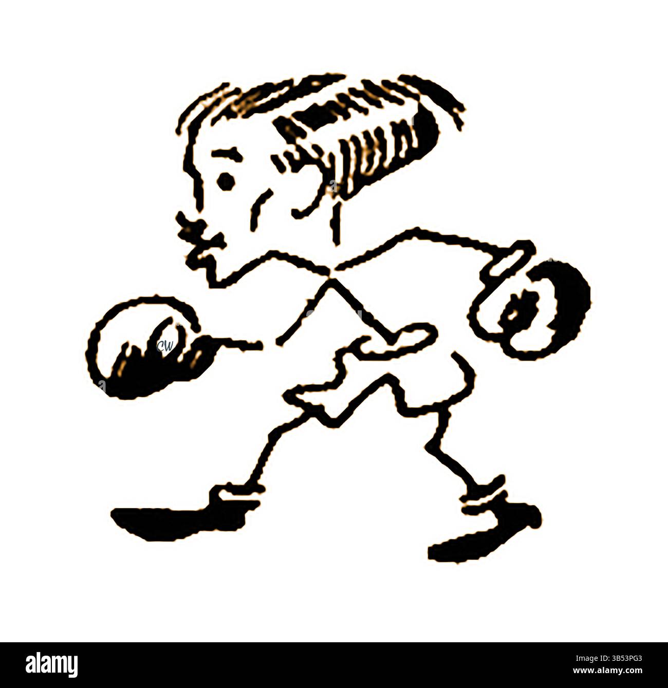 A 1950's British cartoon caricature by Tom Webster - Jimmy Wilde ...