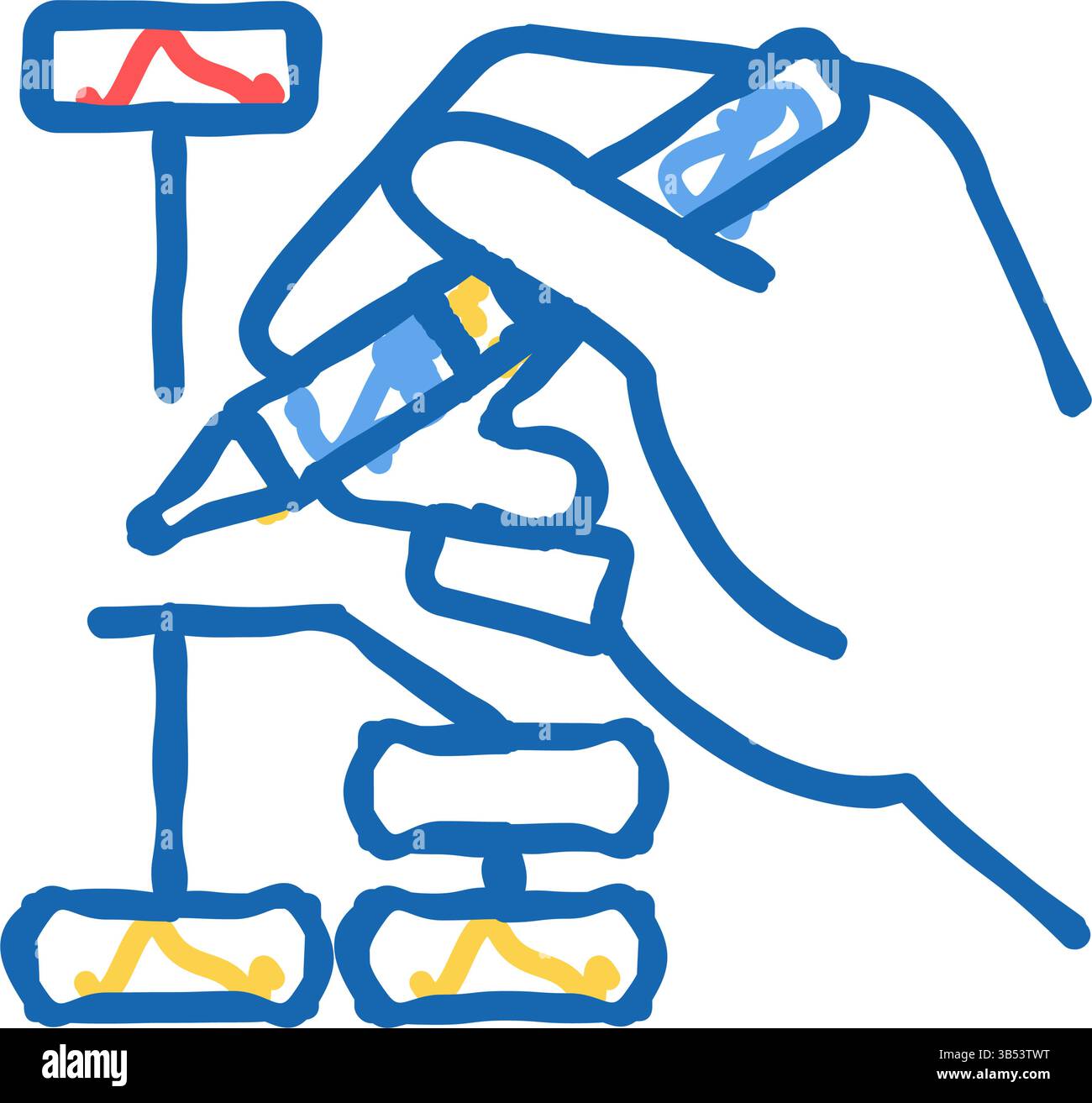 building hierarchy icon doodle illustration Stock Vector Image & Art ...