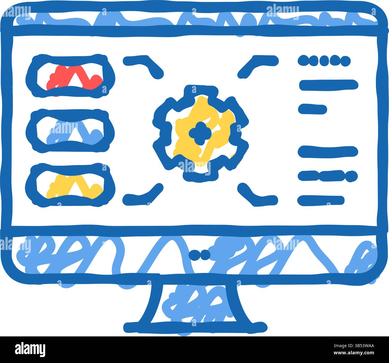 Gear characteristics on computer hi-res stock photography and images ...