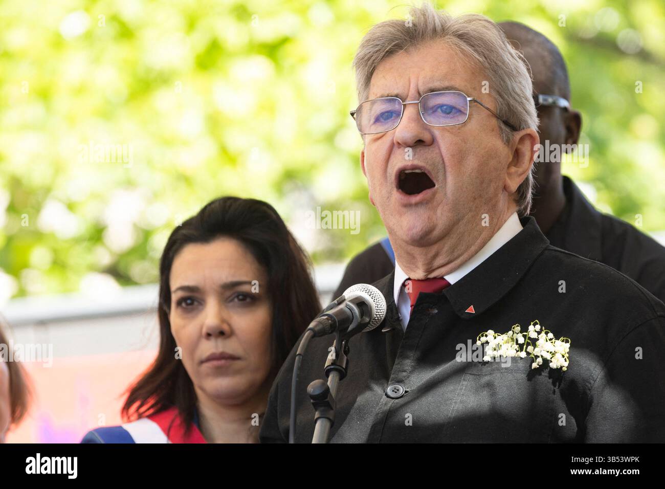 Paris, France. 01st May, 2025. Jean Luc Melenchon, creator of France ...