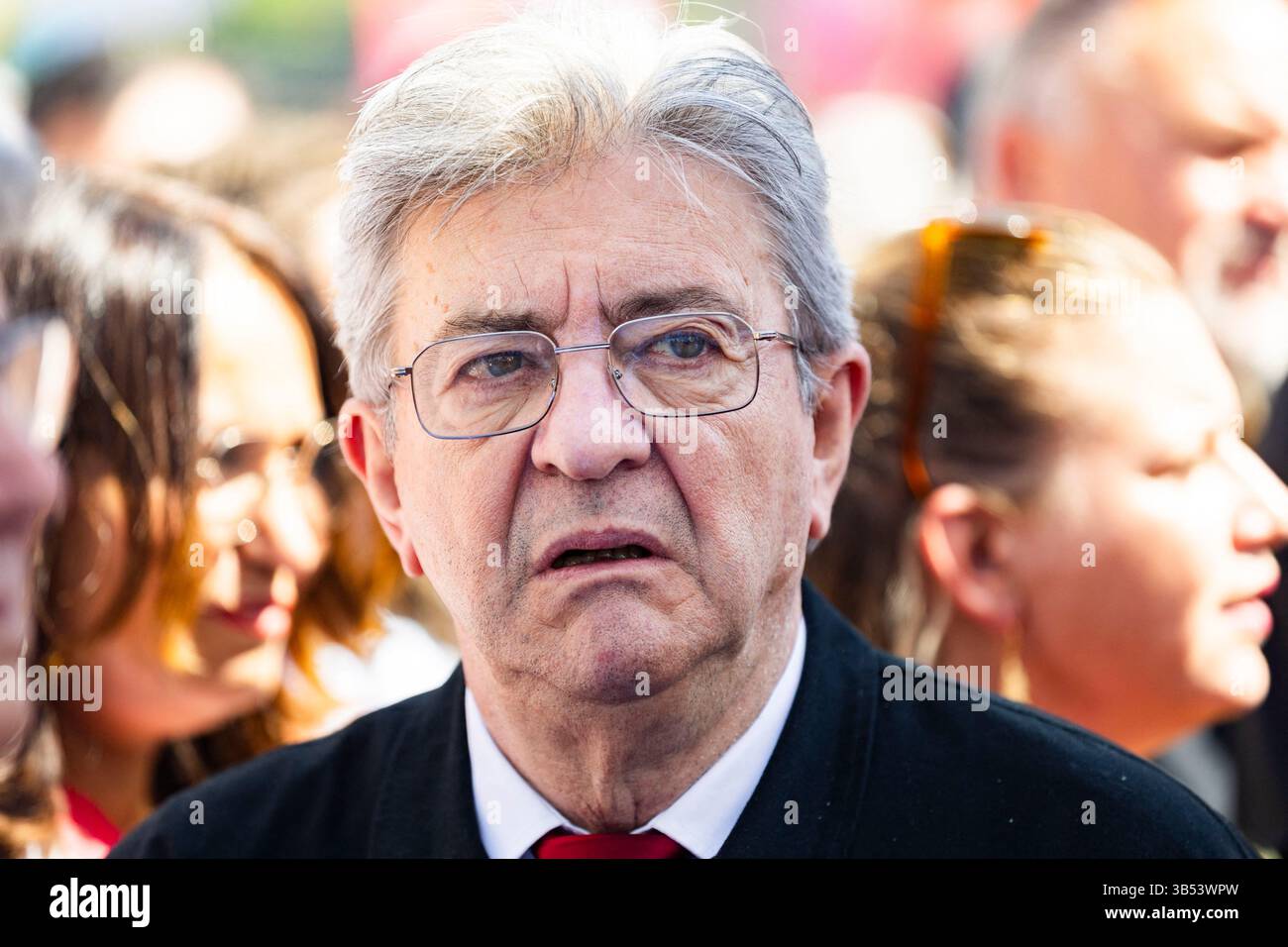 Paris, France. 01st May, 2025. Jean Luc Melenchon, creator of France ...