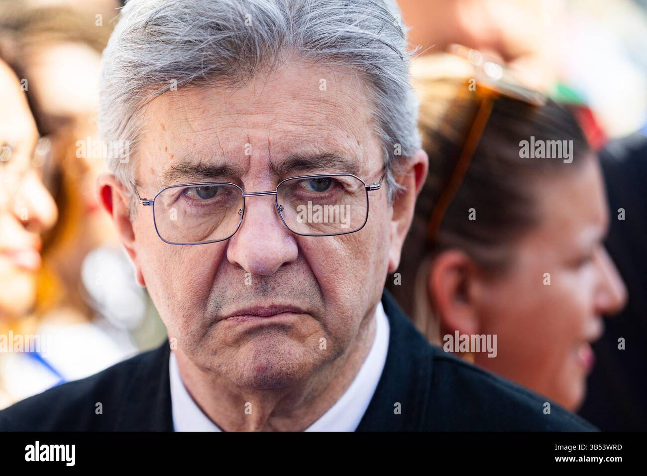 Paris, France. 01st May, 2025. Jean Luc Melenchon, creator of France ...