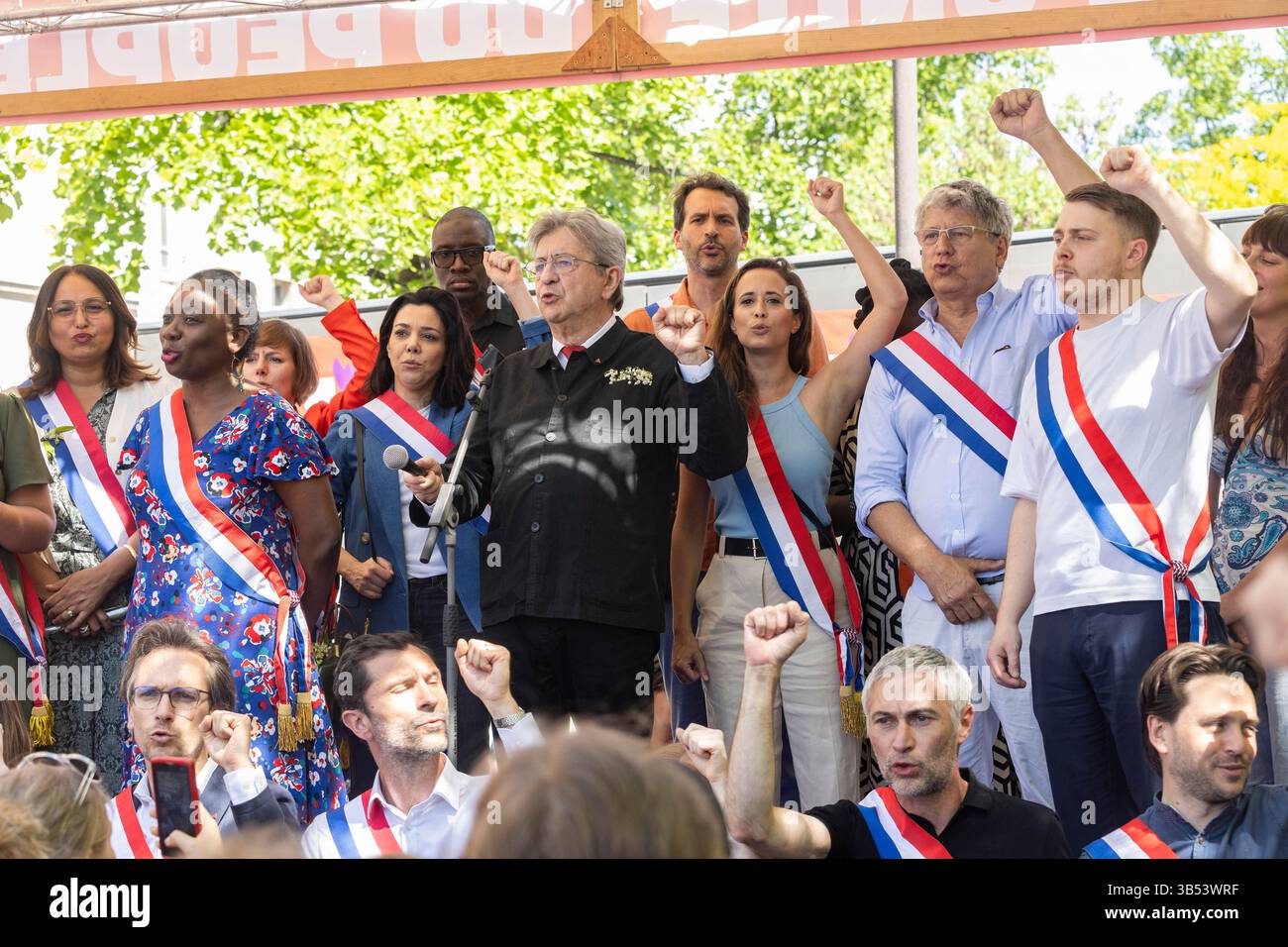Paris, France. 01st May, 2025. Jean Luc Melenchon, creator of France ...