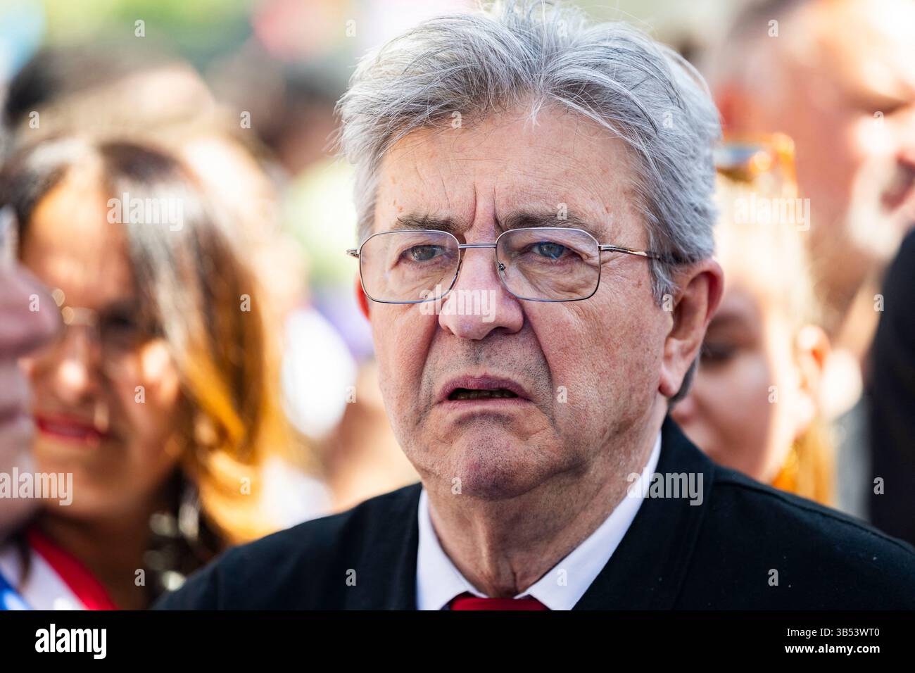 Paris, France. 01st May, 2025. Jean Luc Melenchon, creator of France ...