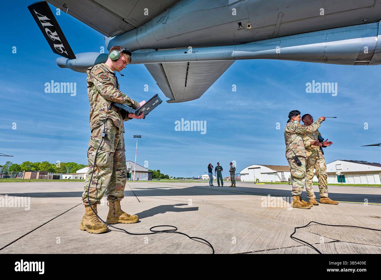 Maintenance technician Airman First Class Connor Colbert in action. The ...