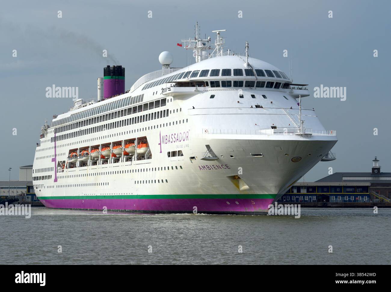 Cruise ship Ambience is a 245m (804ft) cruise ship launched in 1990 ...