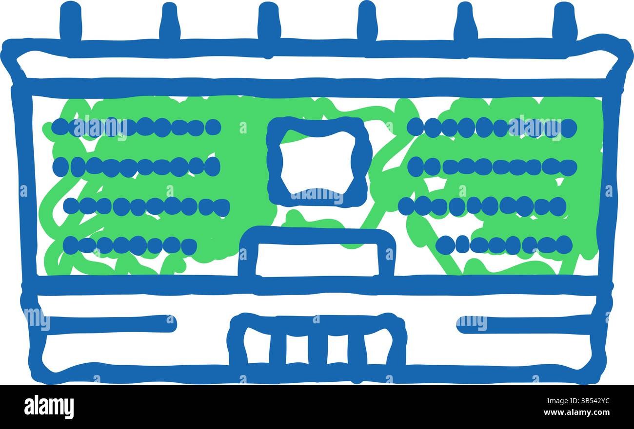 school building icon doodle illustration Stock Vector Image & Art - Alamy