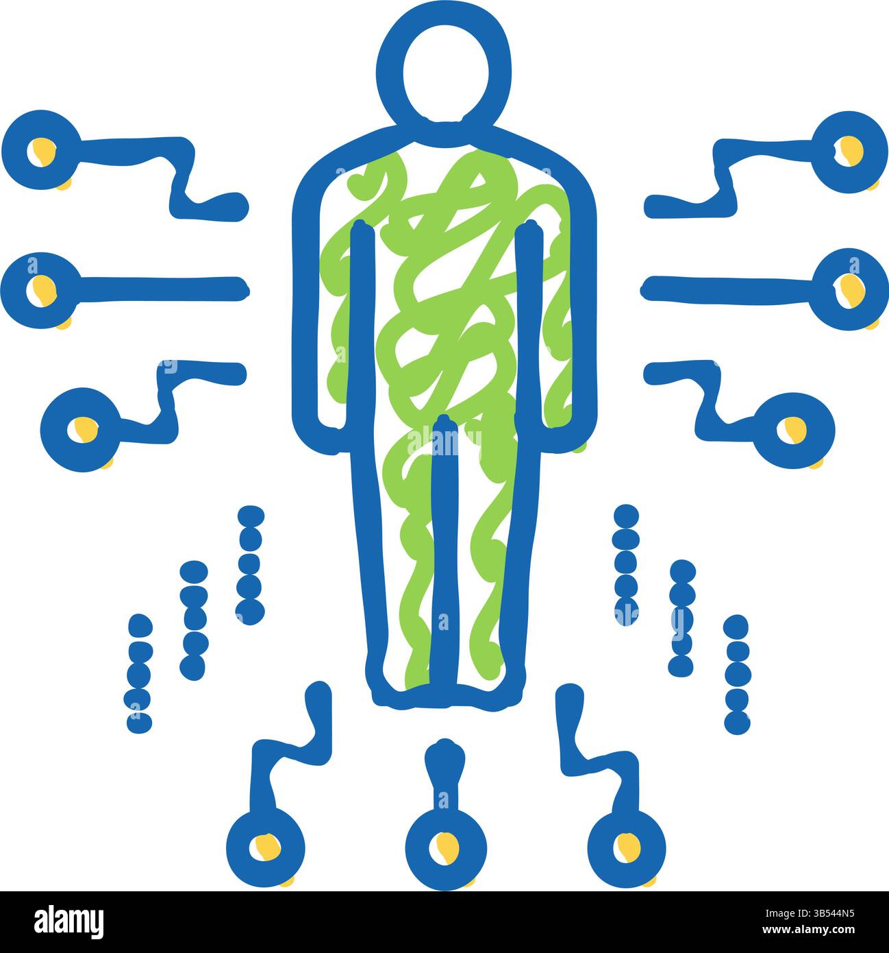 human characteristics icon doodle illustration Stock Vector Image & Art ...