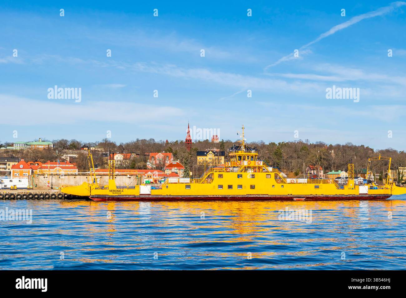 SWEDEN, STOCKHOLM - MARCH 08, 2025: The Veronica vessel is a ro-ro ...