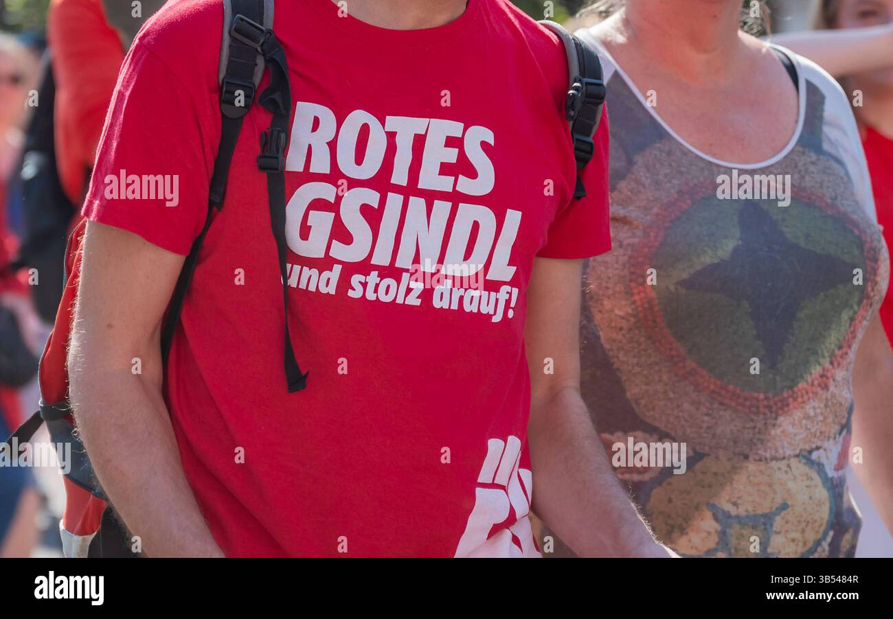 20250501 1. Mai-Kundgebung der SPOe Wien WIEN, OESTERREICH - 01. MAI ...