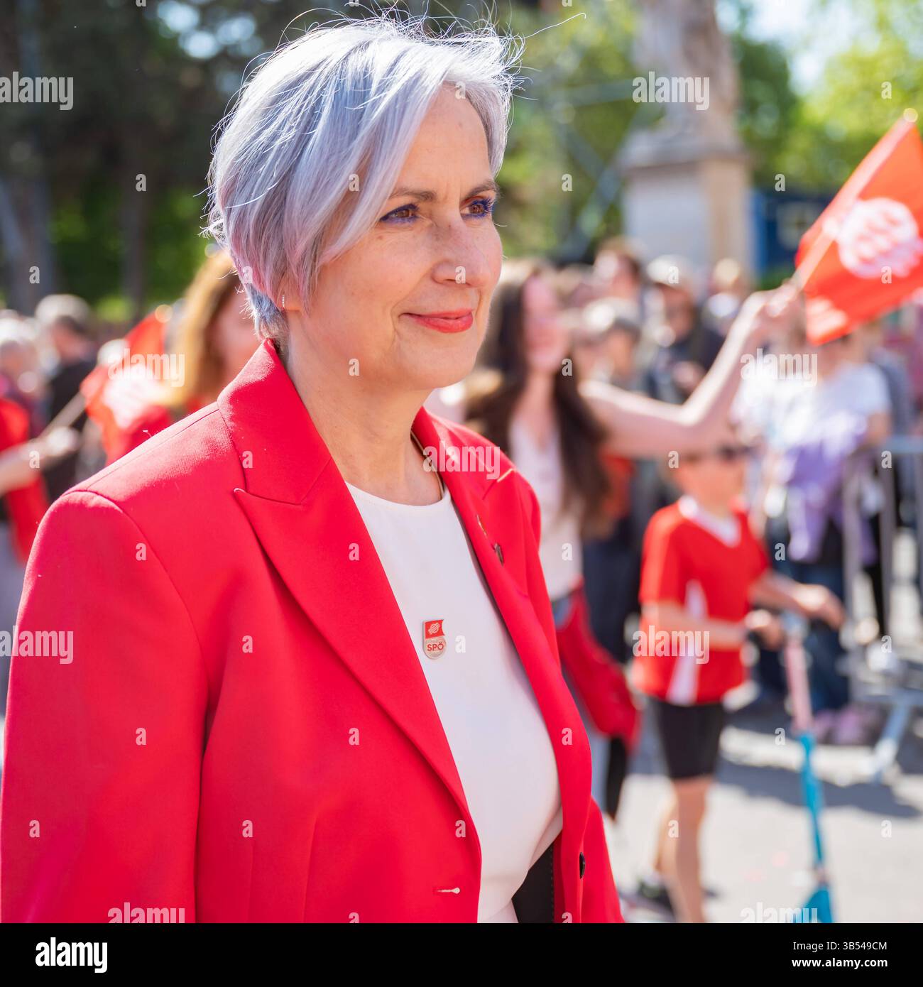 20250501 1. Mai-Kundgebung der SPOe Wien WIEN, OESTERREICH - 01. MAI ...