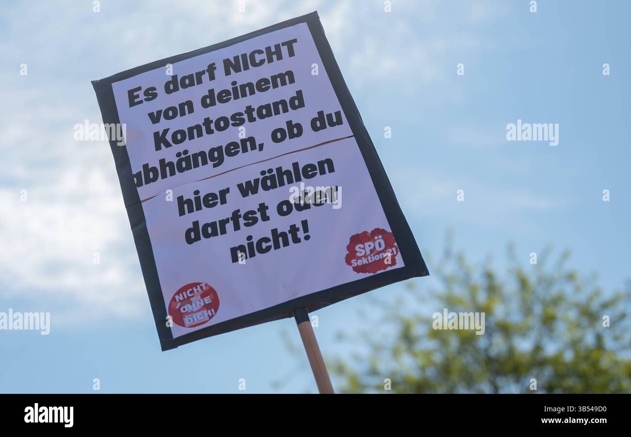 20250501 1. Mai-Kundgebung der SPOe Wien WIEN, OESTERREICH - 01. MAI ...