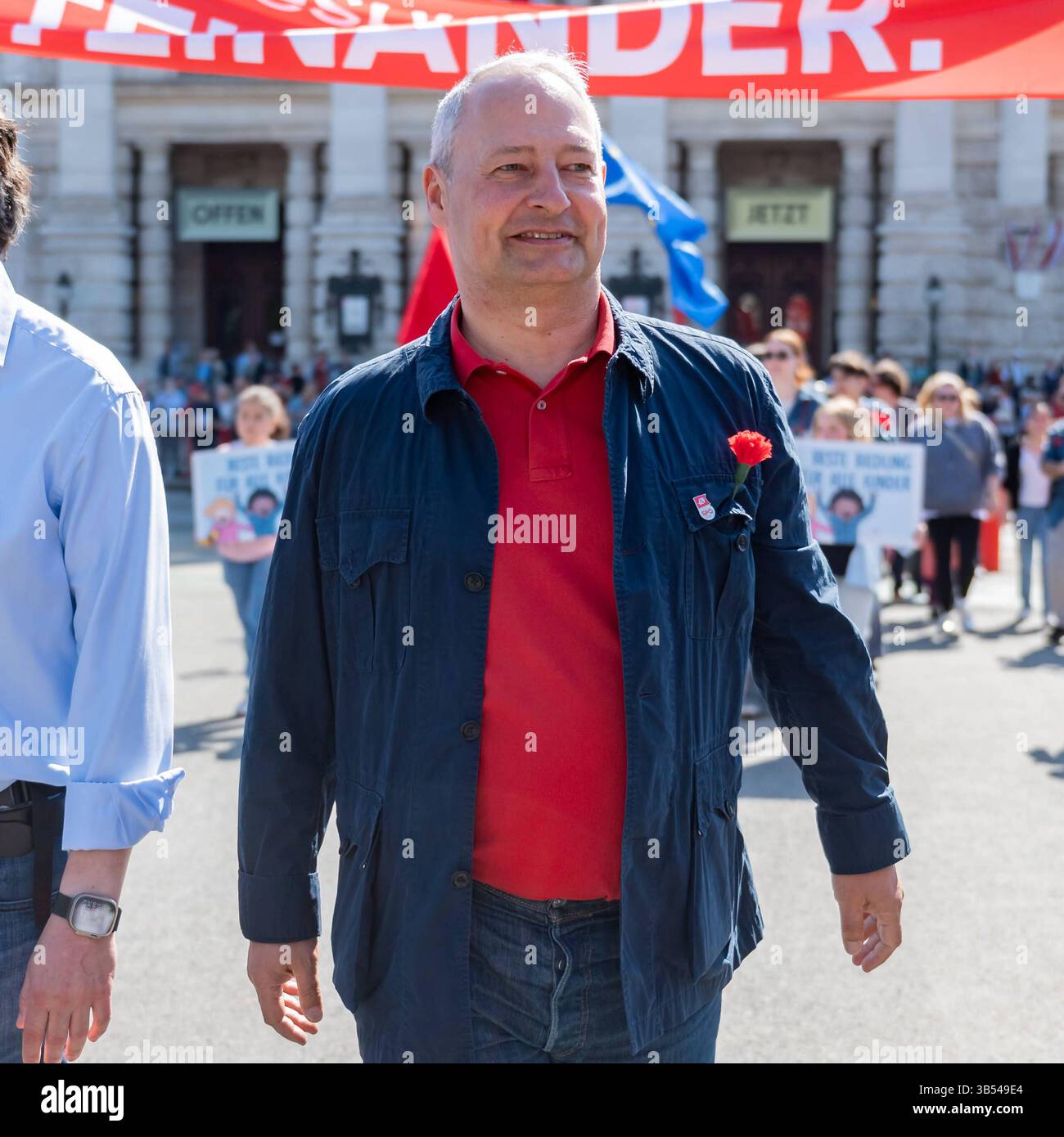 20250501 1. Mai-Kundgebung der SPOe Wien WIEN, OESTERREICH - 01. MAI ...