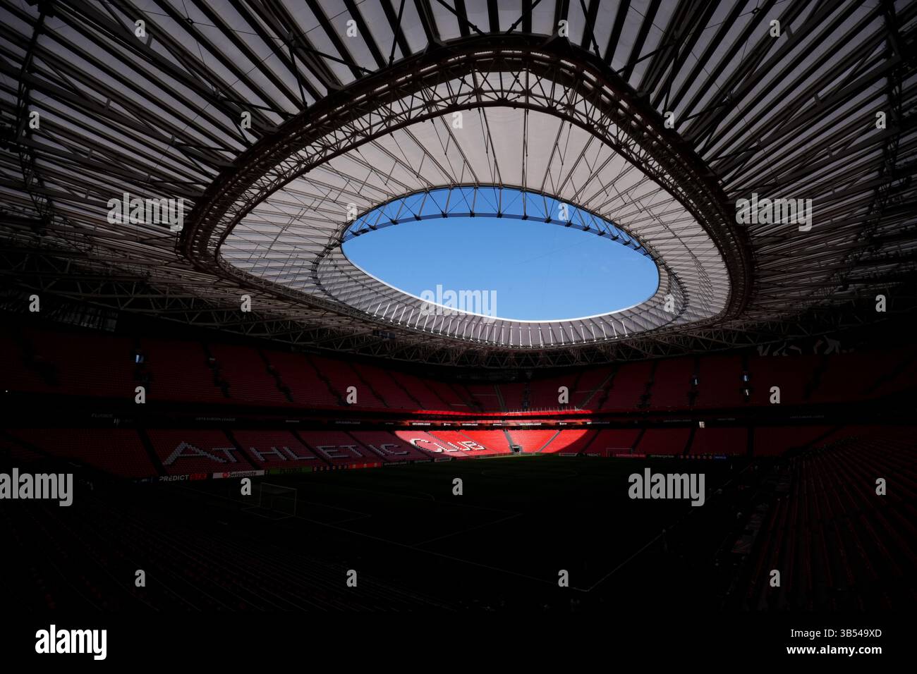 General view of the stadium before the UEFA Europa League semi-final ...