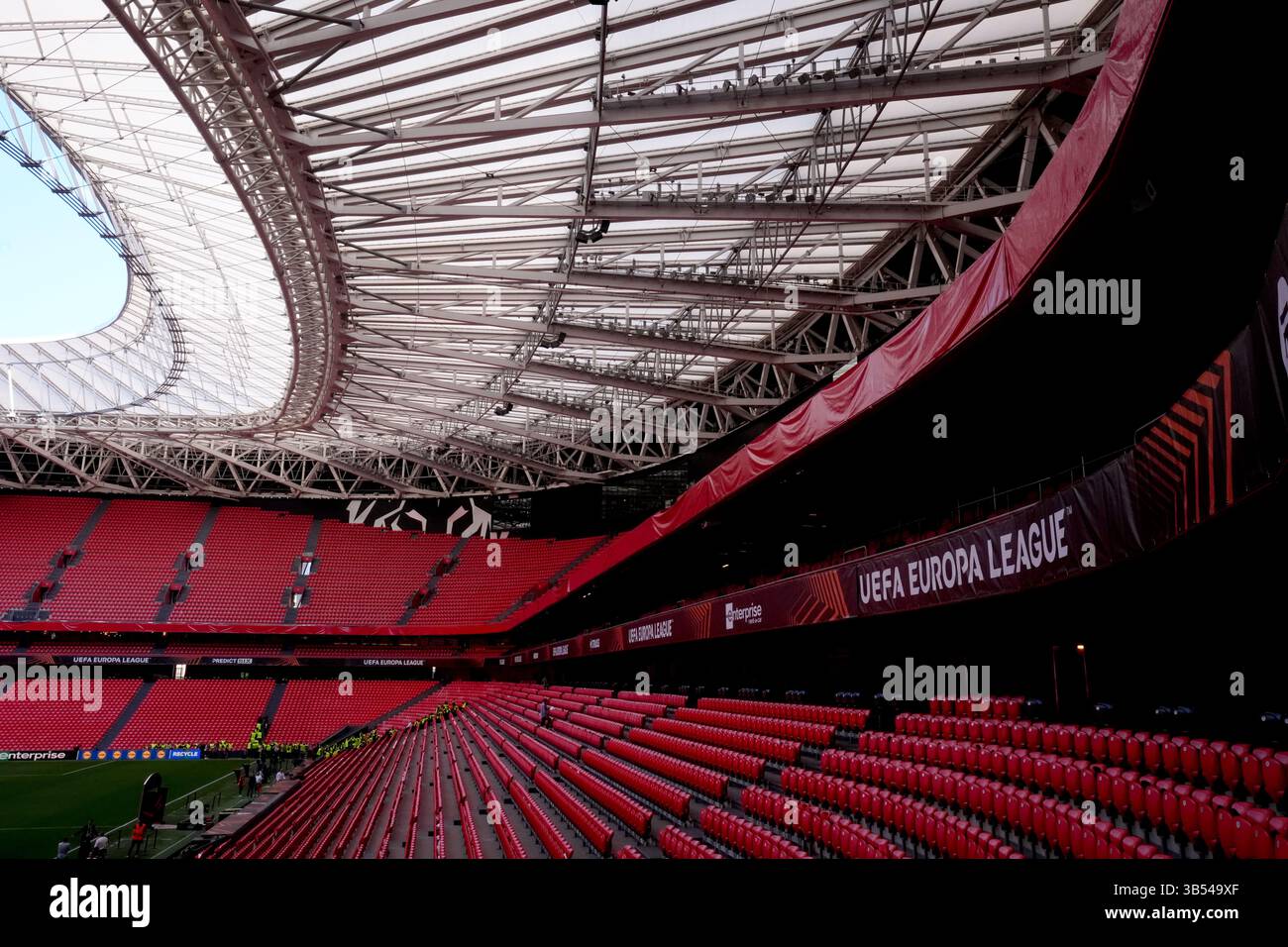 General view of the stadium before the UEFA Europa League semi-final ...