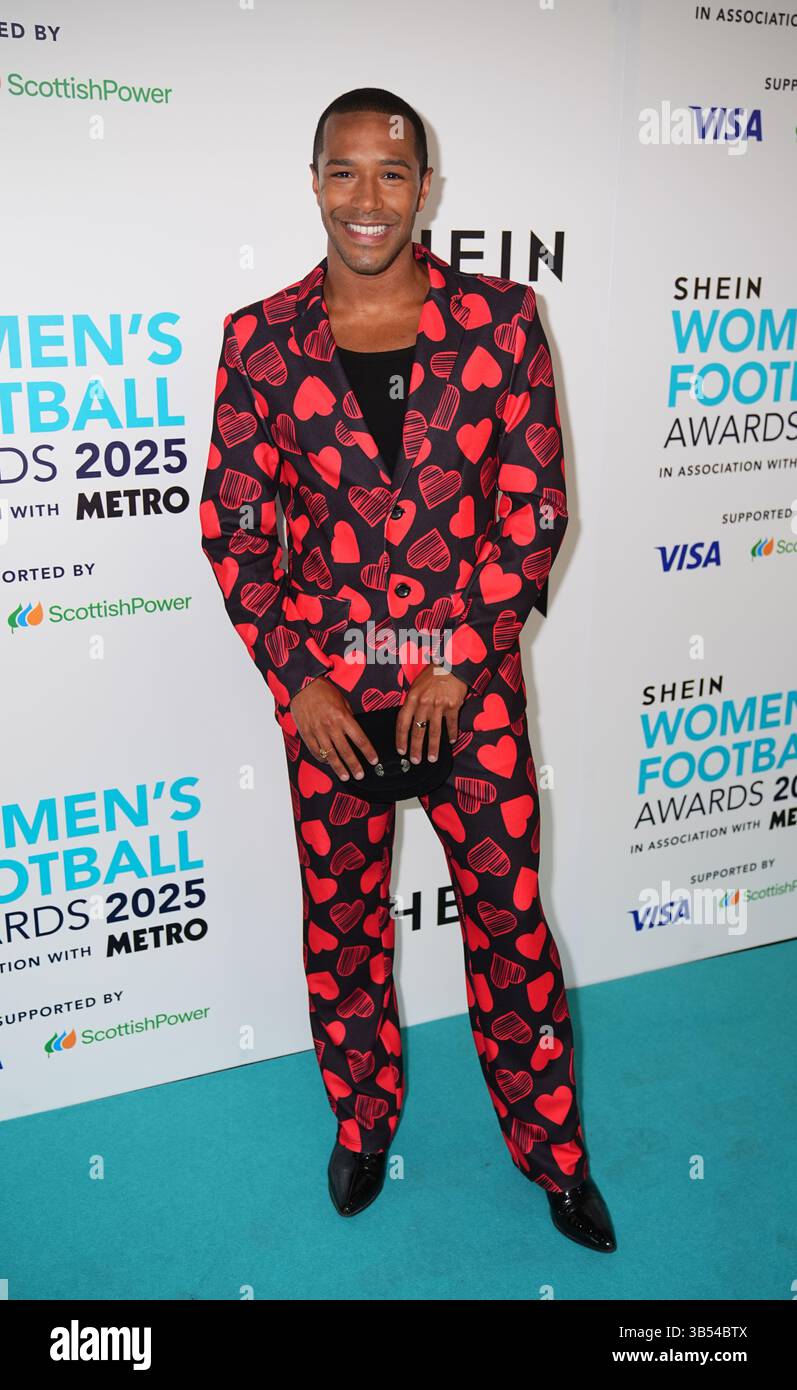 Michael Gunning arrives for the Shein Women's Football Awards 2025 at ...
