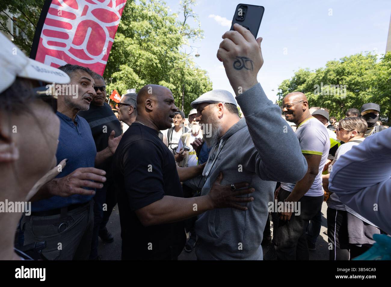 Paris, France. 01st May, 2025. French Socialist party (PS) security ...