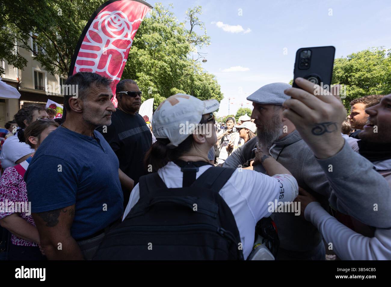 Paris, France. 01st May, 2025. French Socialist party (PS) security ...