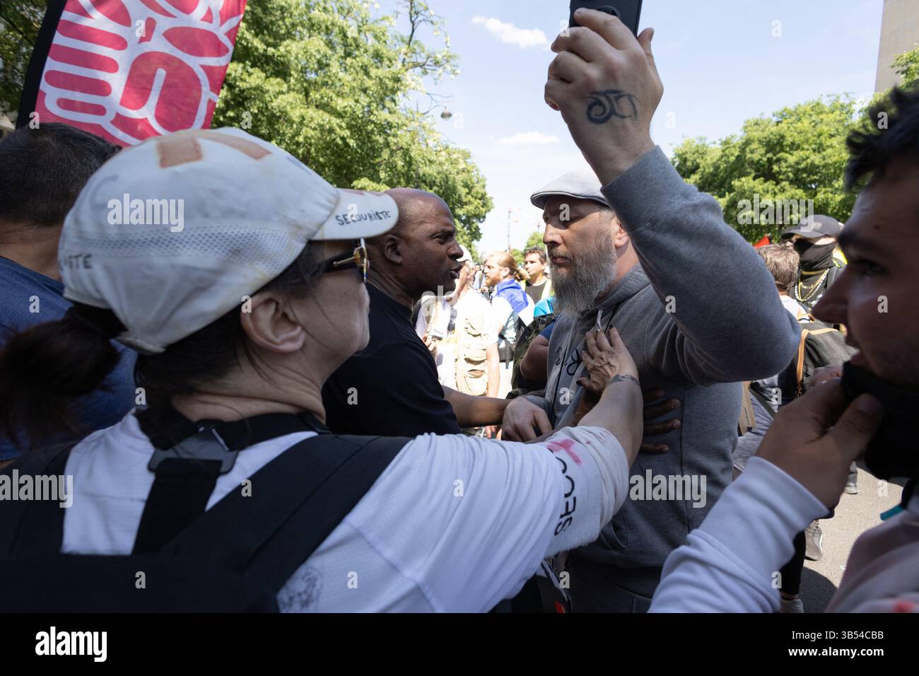 Paris, France. 01st May, 2025. French Socialist party (PS) security ...