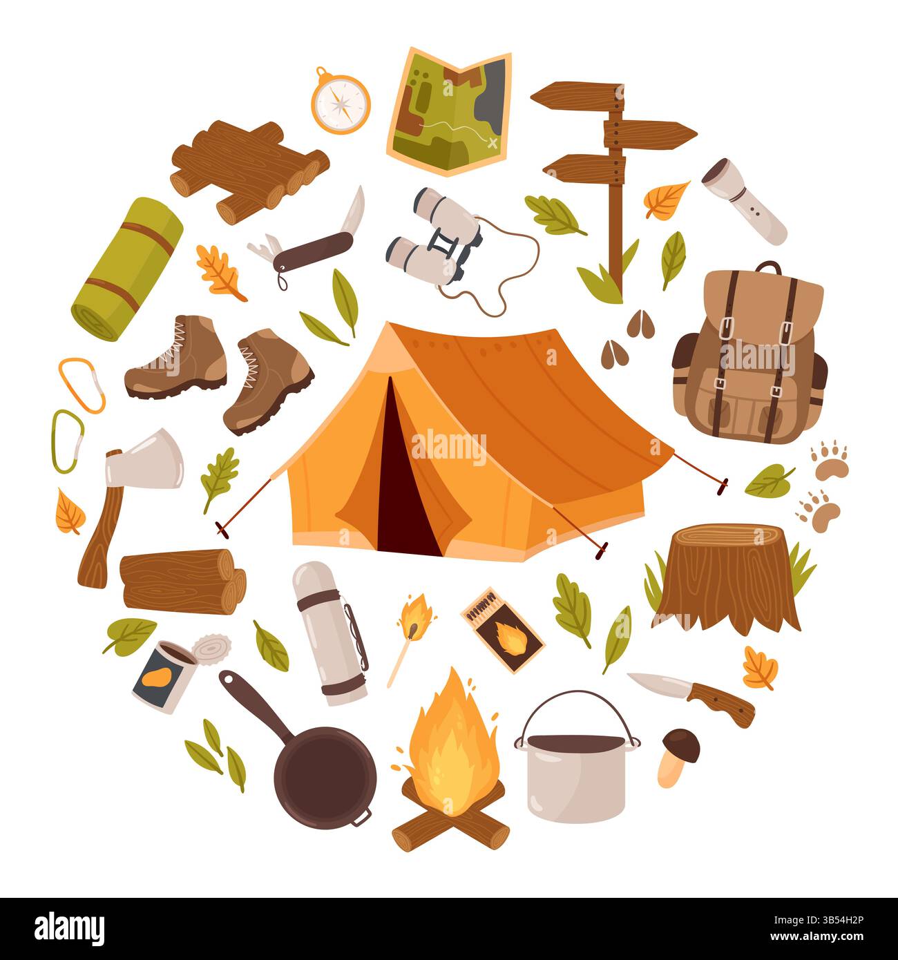 Survival landmarks Stock Vector Images - Alamy