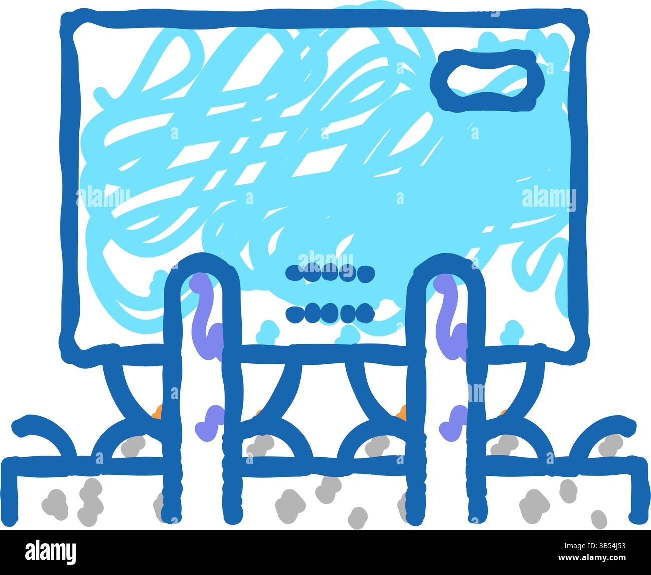 grinding machine icon doodle illustration Stock Vector Image & Art - Alamy