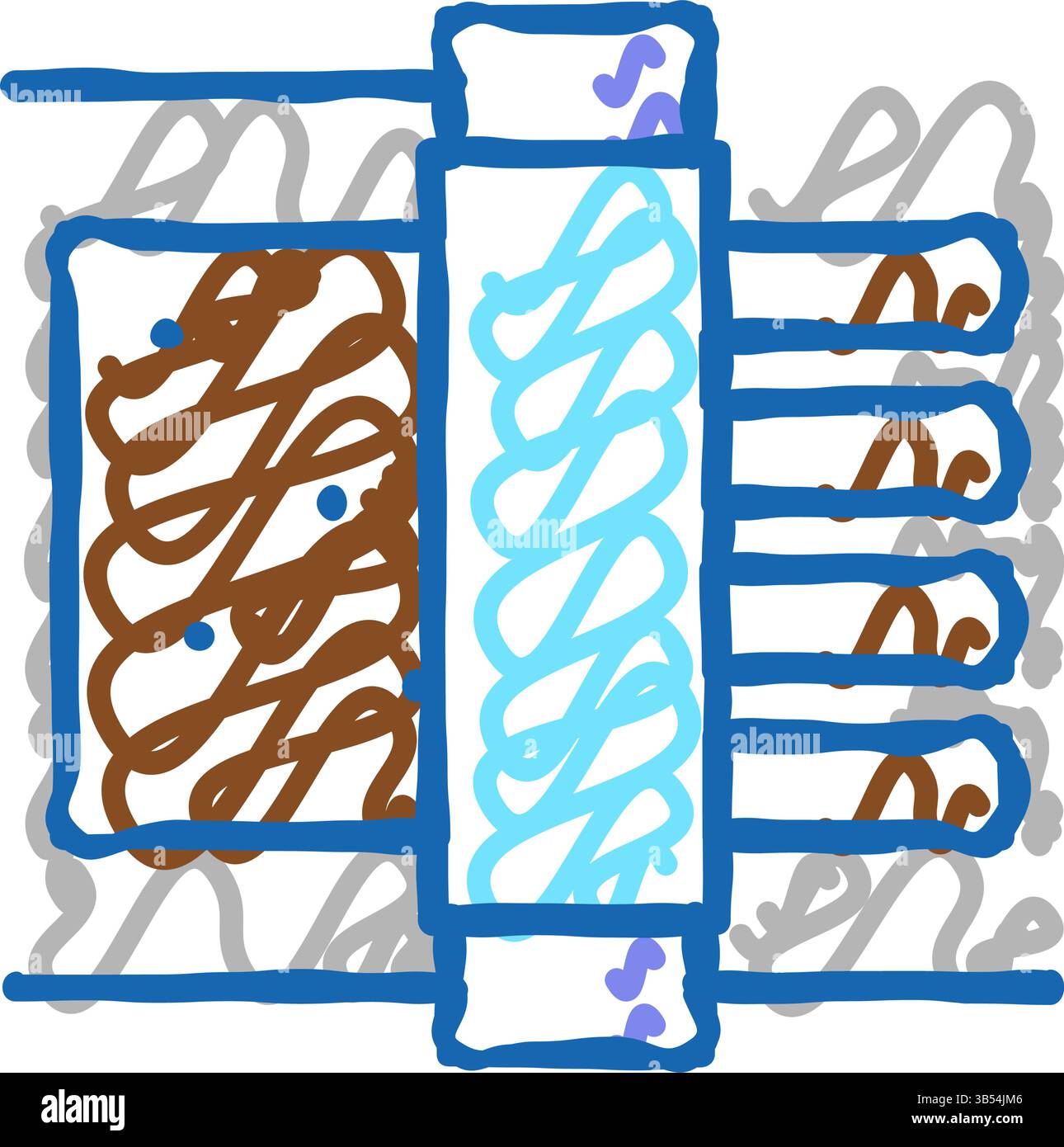 chocolate bar making equipment icon doodle illustration Stock Vector ...