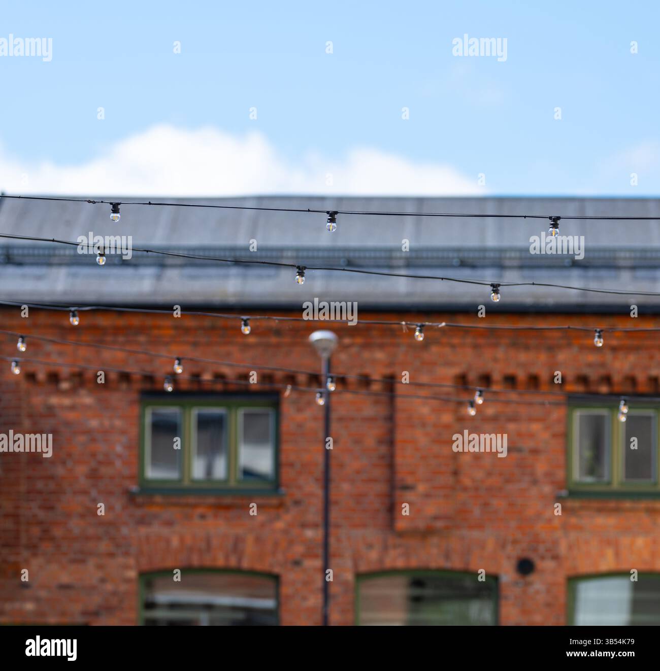 String lights suspended hi-res stock photography and images - Alamy