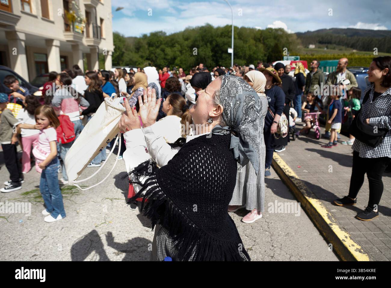 Celebration of Os Maios and the Peasant Festival, on May 1, 2025, in ...