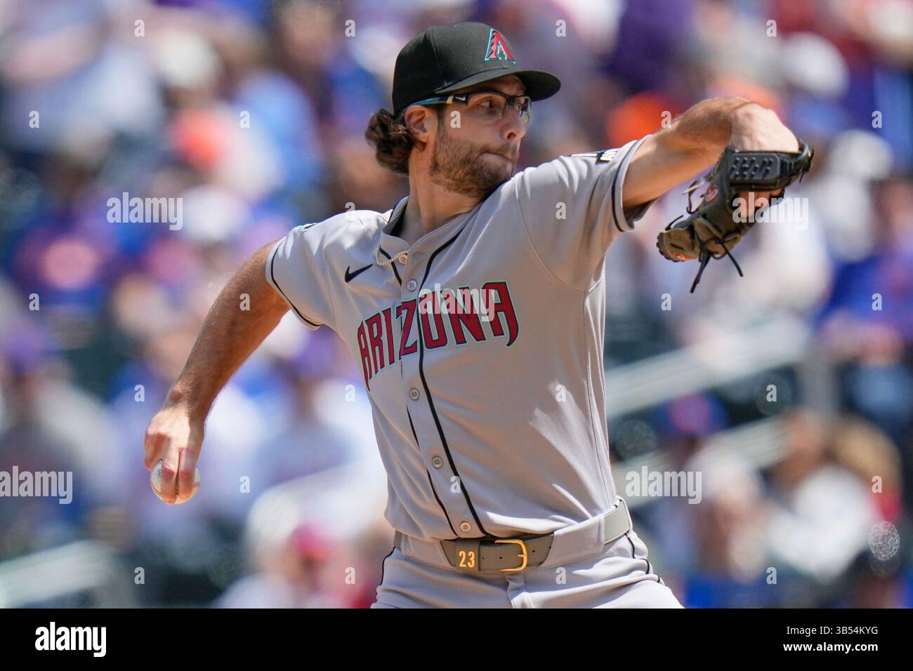 Arizona Diamondbacks pitcher Zac Gallen throws during the first inning ...