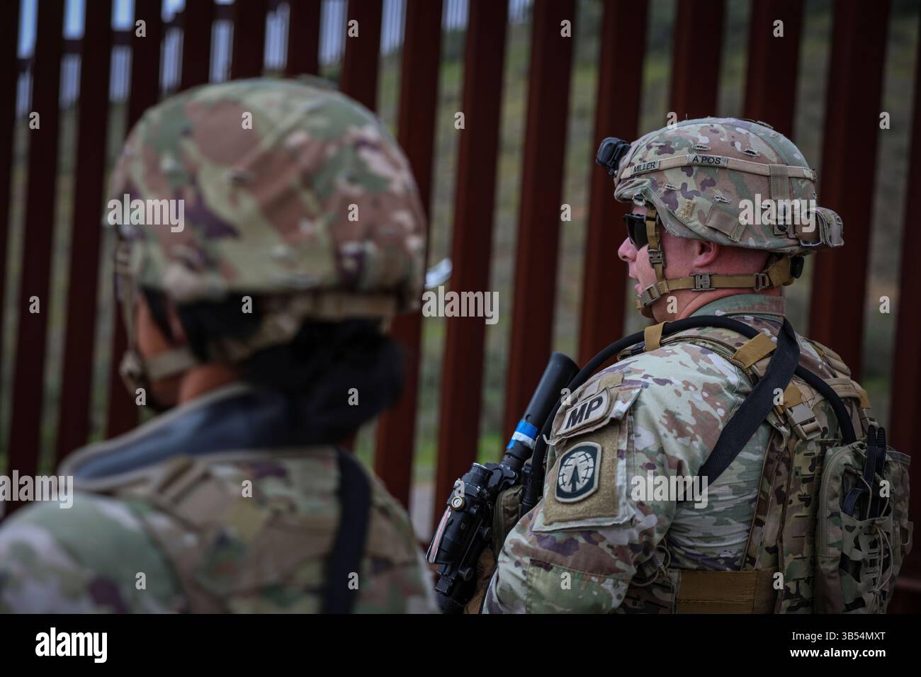 U.S. Army Sgt. Kyle Miller and Spc. Mohana Balakrishan, both from the ...