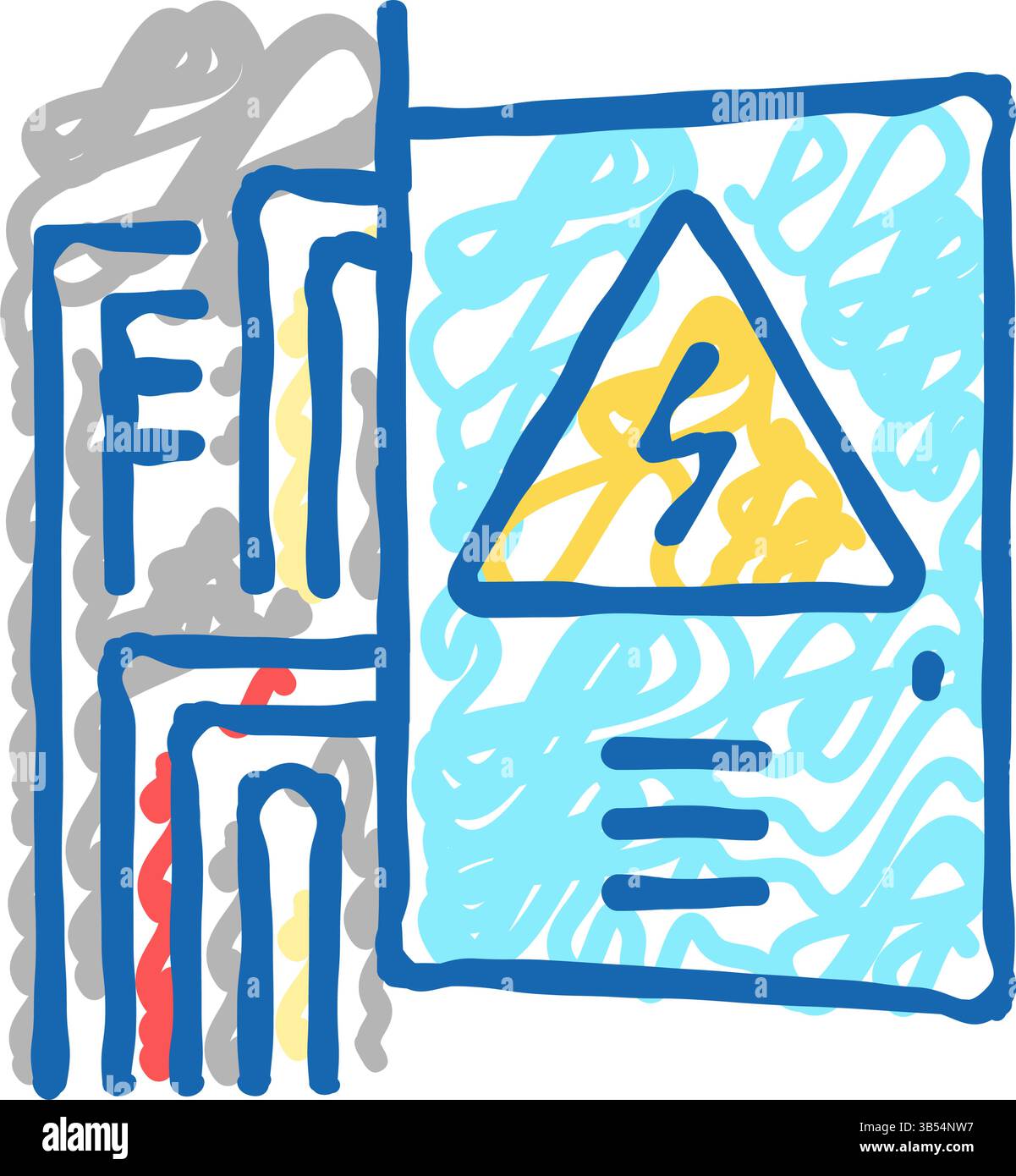 switchboard box icon doodle illustration Stock Vector Image & Art - Alamy