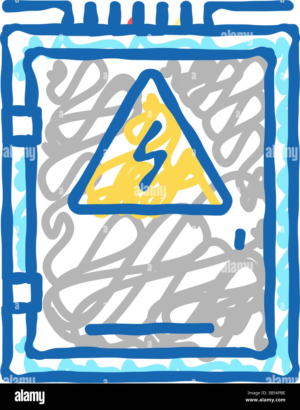 electrical box icon doodle illustration Stock Vector Image & Art - Alamy