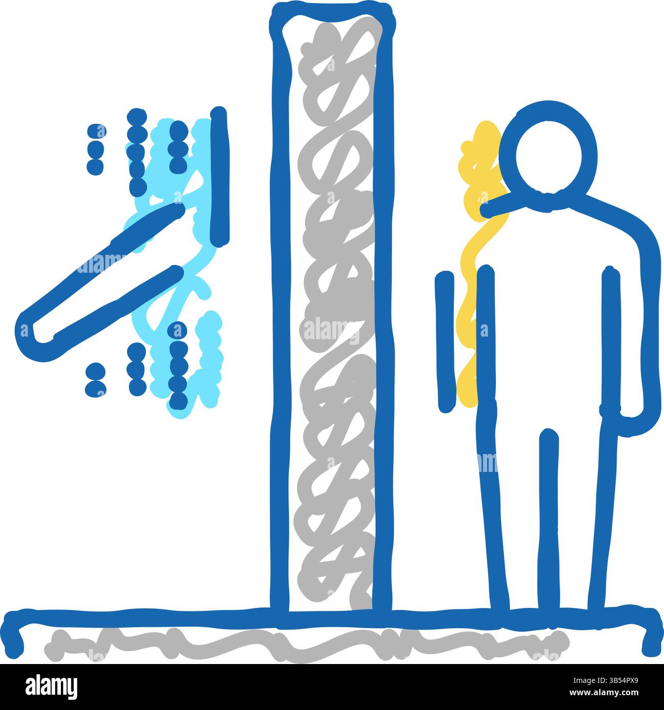 human teleportation icon doodle illustration Stock Vector Image & Art ...