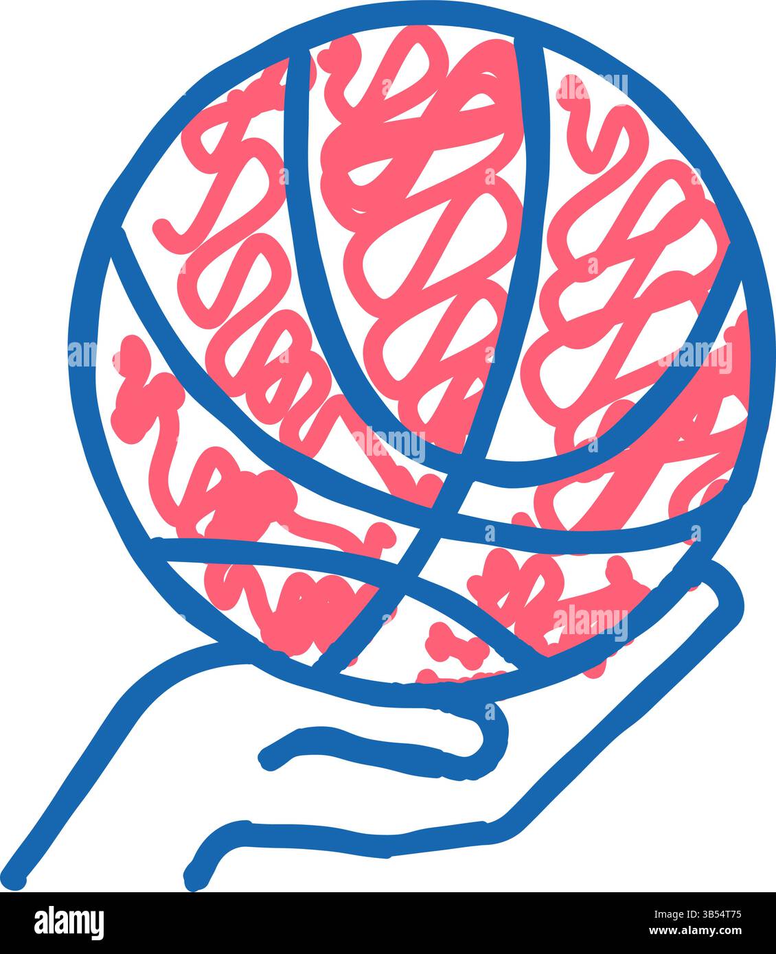 playing basketball icon doodle illustration Stock Vector Image & Art ...