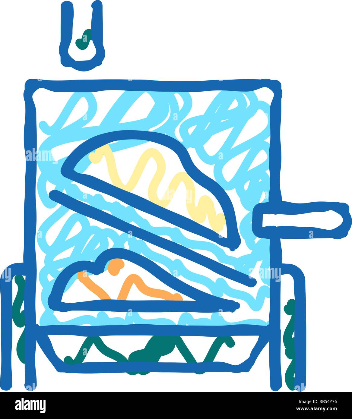 evaporator system icon doodle illustration Stock Vector Image & Art - Alamy