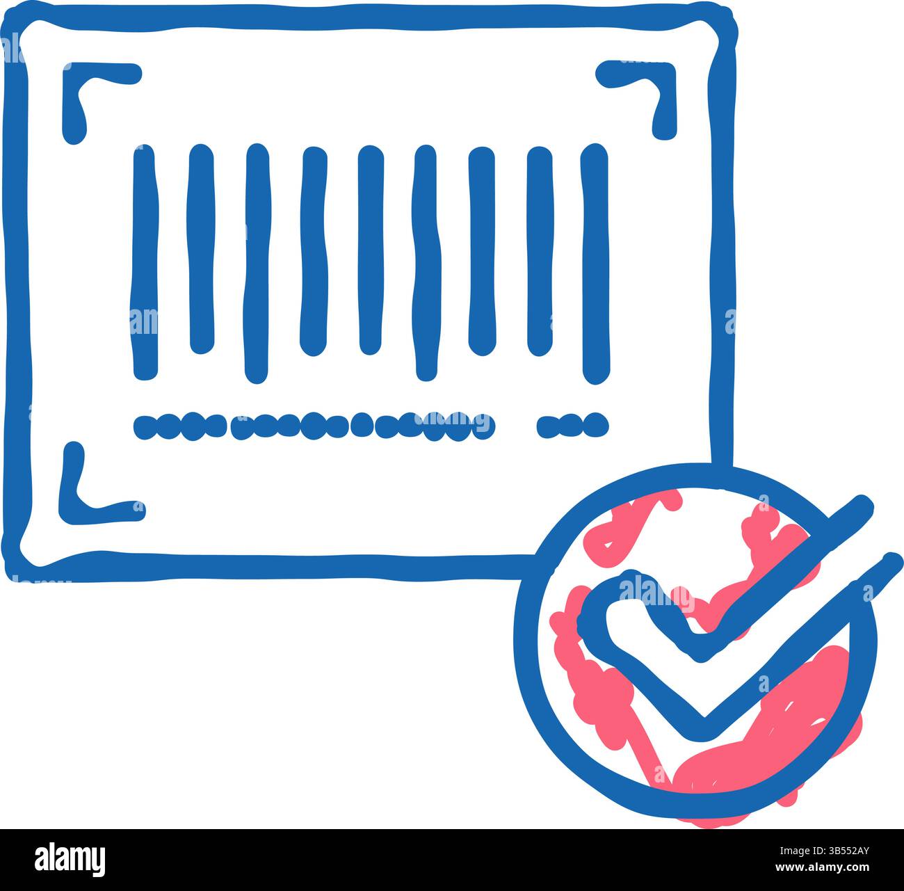 approved qr code color icon vector isolated illustration Stock Vector ...