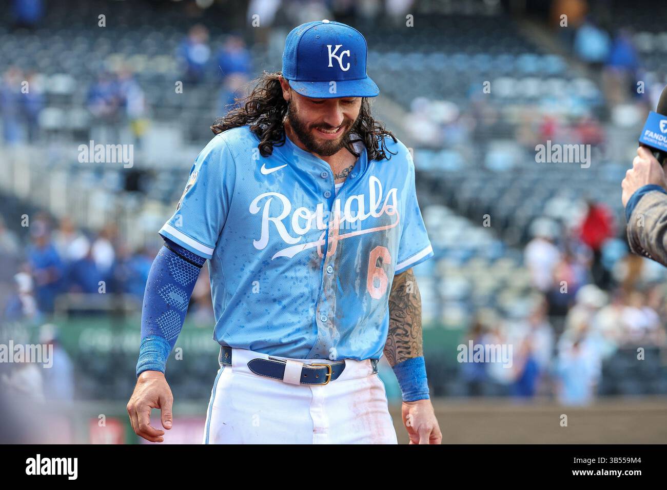 April 10, 2025: Kansas City Royals third baseman Jonathan India (6 ...