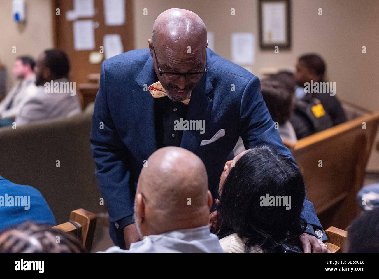 State Rep. G.A. Hardaway, D-Memphis, above, speaks with Rodney and ...