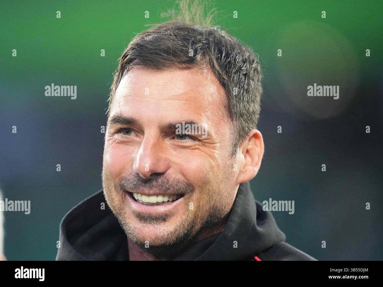 Volkswagen Arena, Wolfsburg, Germany. 11th Apr, 2025. Zsolt Löw of RB ...