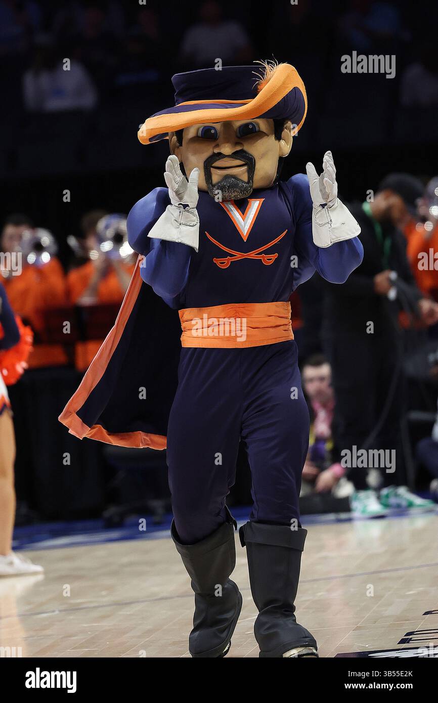 CHARLOTTE, NC - MARCH 12: Virginia mascot during the ACC Men's ...